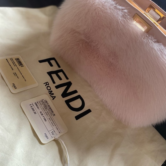 Fendi | Bags | Fendi Fox Fur Leather Peekabo Light Rose Pink Barbie ...
